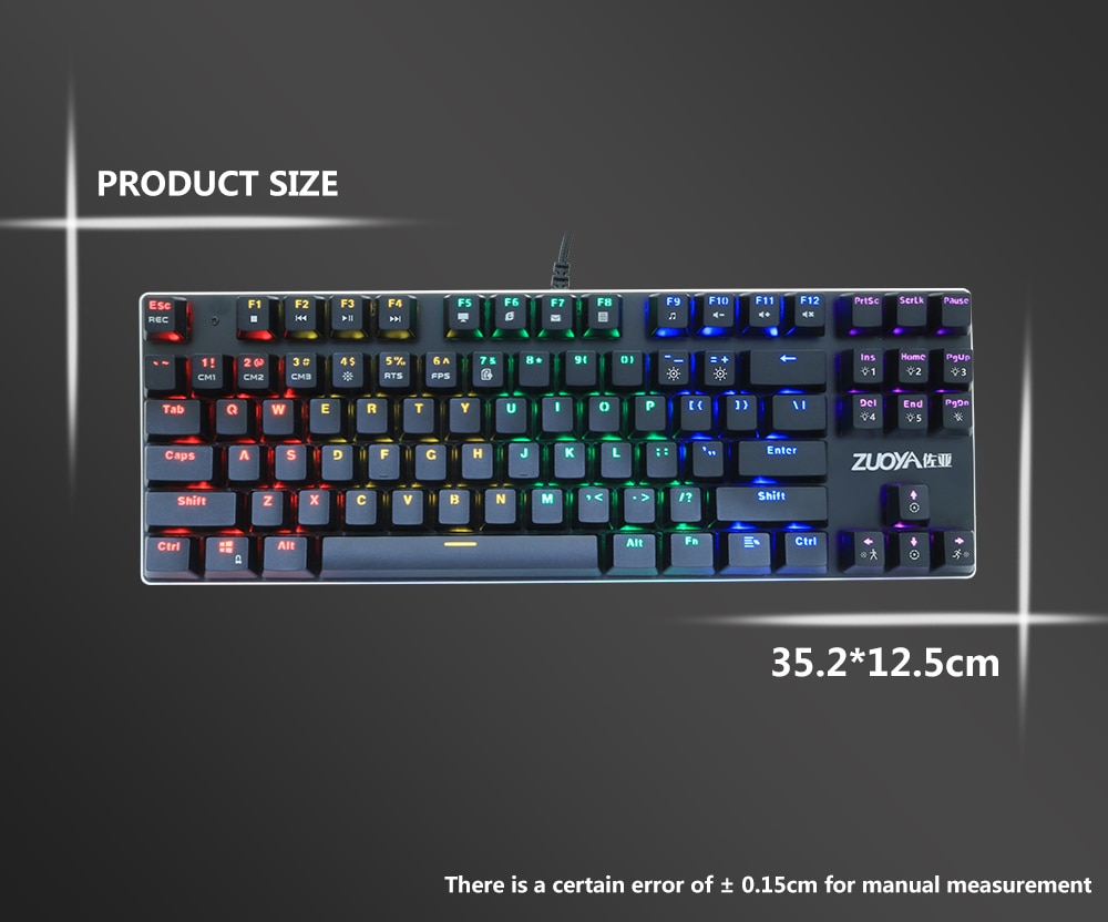Multi-colored Mechanical Keyboard – Hamutaro